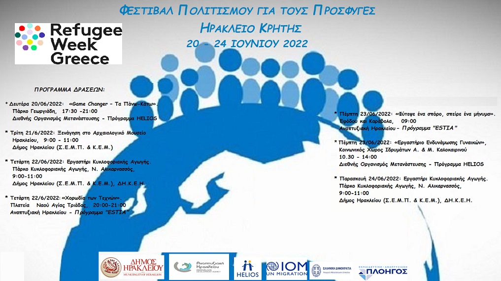 Δράσεις στο Ηράκλειο για την Παγκόσμια Ημέρα Προσφύγων - ΚΕΔΕ